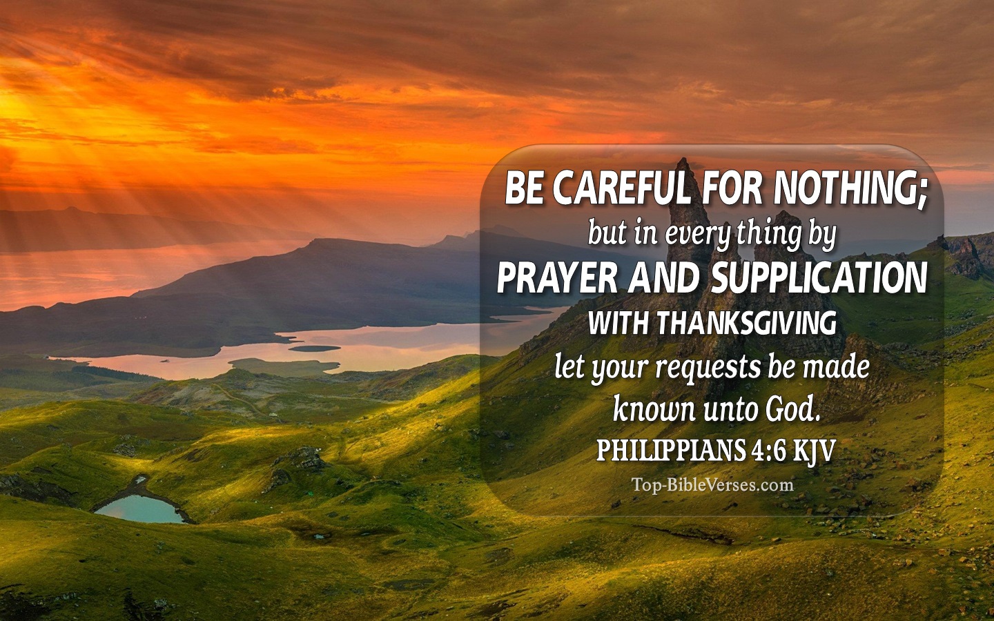 Philippians 4:6 KJV Desktop Wallpapers | Bible Verse Wallpapers