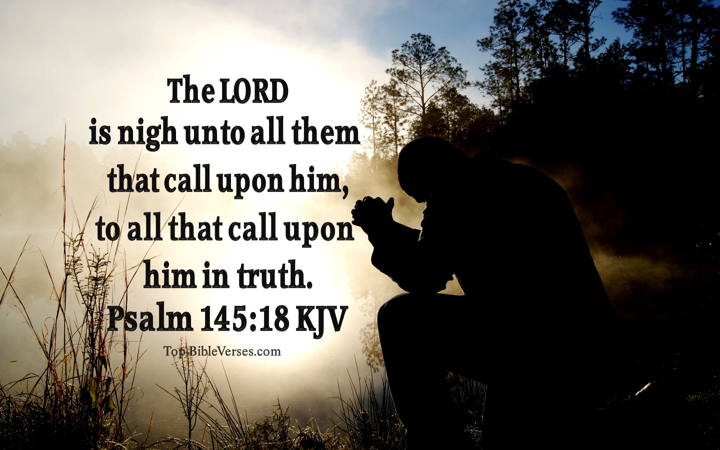 Psalm 145 KJV Inspirational Bible Verse Images | Psalm 145 Bible Quotes