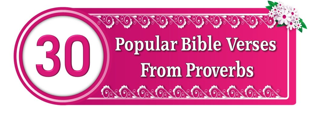 Most Popular Bible Verses From Proverbs