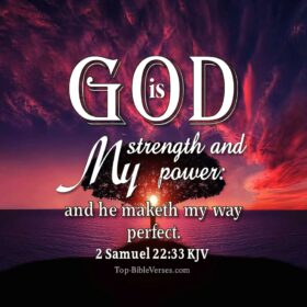 2 Samuel 22:33 Bible Quotes DP