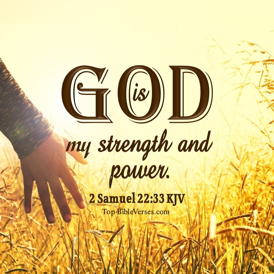 2 Samuel 22:33 Bible Verse Images | Bible Quotes DP Images