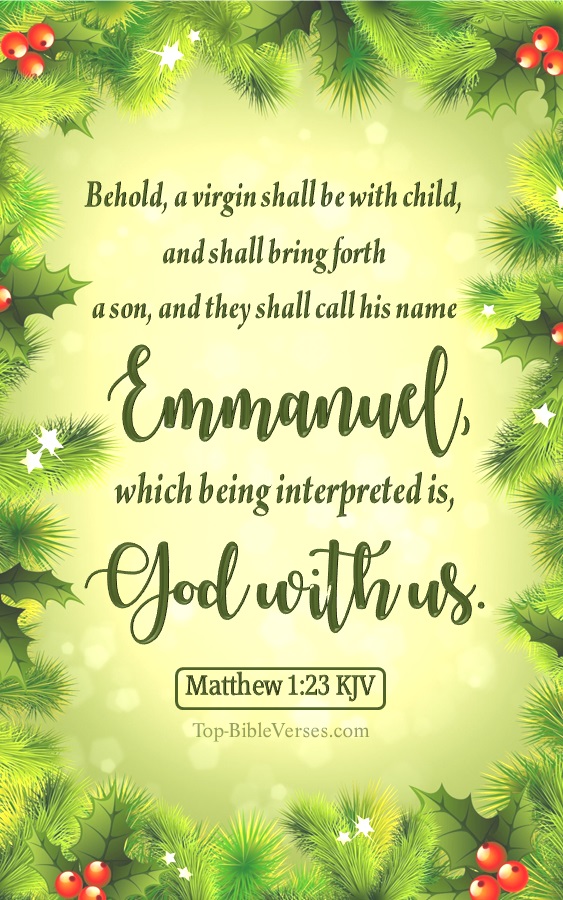 Isaiah 7:14 Christmas Bible Verse Images | Isaiah 7:14 Pictures